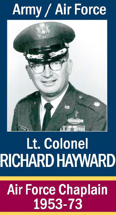 Pastor/Air Force Chaplain Lt. Colonel Richard B. Hayward
